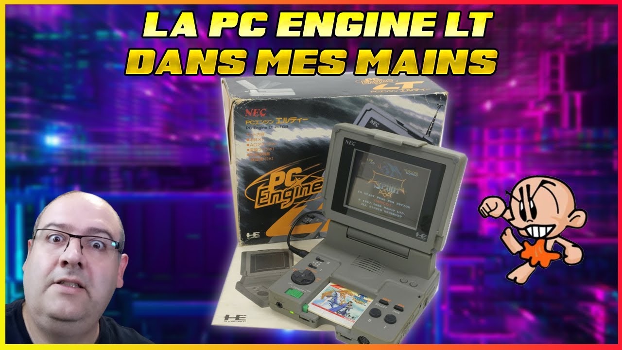La pc engine LT la console transportable de NEC :) - YouTube