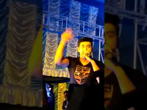 Ankus Singing A song On stage bolo Dugga mai ki.