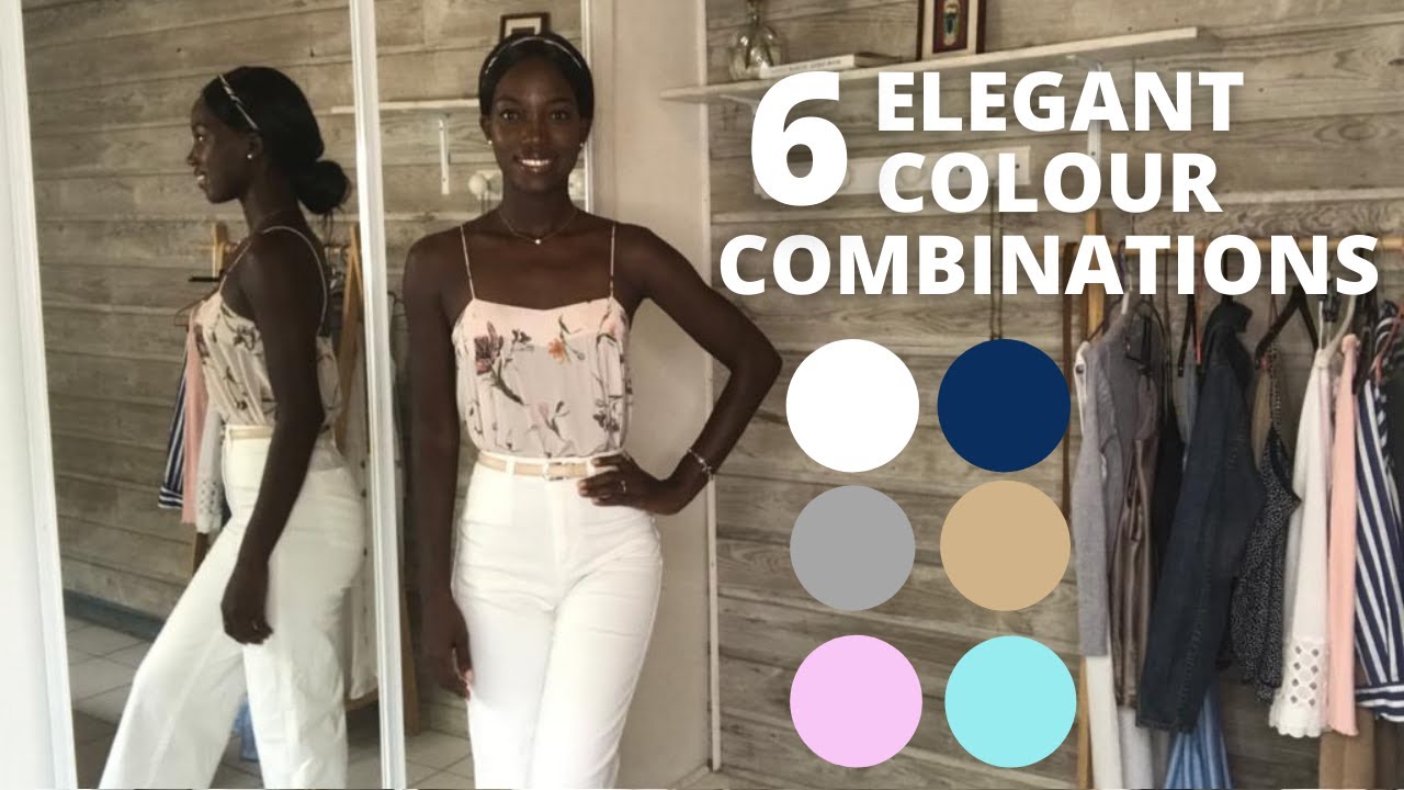 6 Elegant Colour Combinations for Clothes/ Perfect Clothes Colour Match ...