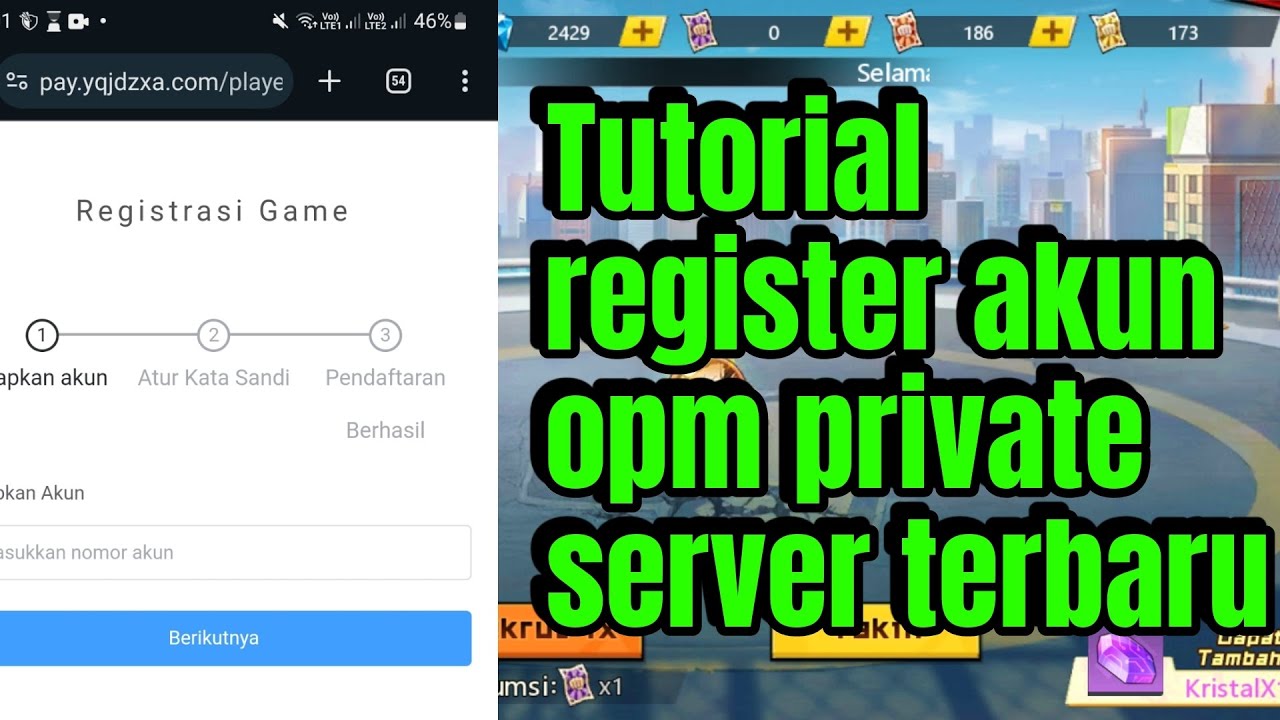 Tutorial register akun private server terbaru & gacha - YouTube
