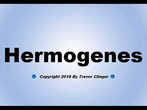 How To Pronounce Hermogenes - YouTube