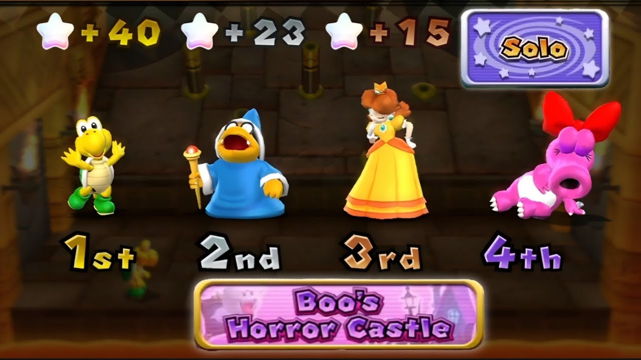 Mario Party 9 - Solo Mode - Koopa vs MagiKoopa vs Birdo vs Daisy - Boo ...
