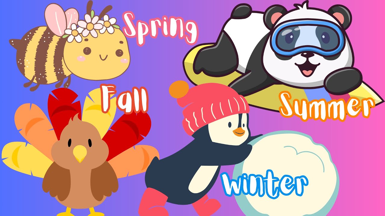 🎶 Seasons Change | Fun and Educational Song for Kids | Sing Along with ...