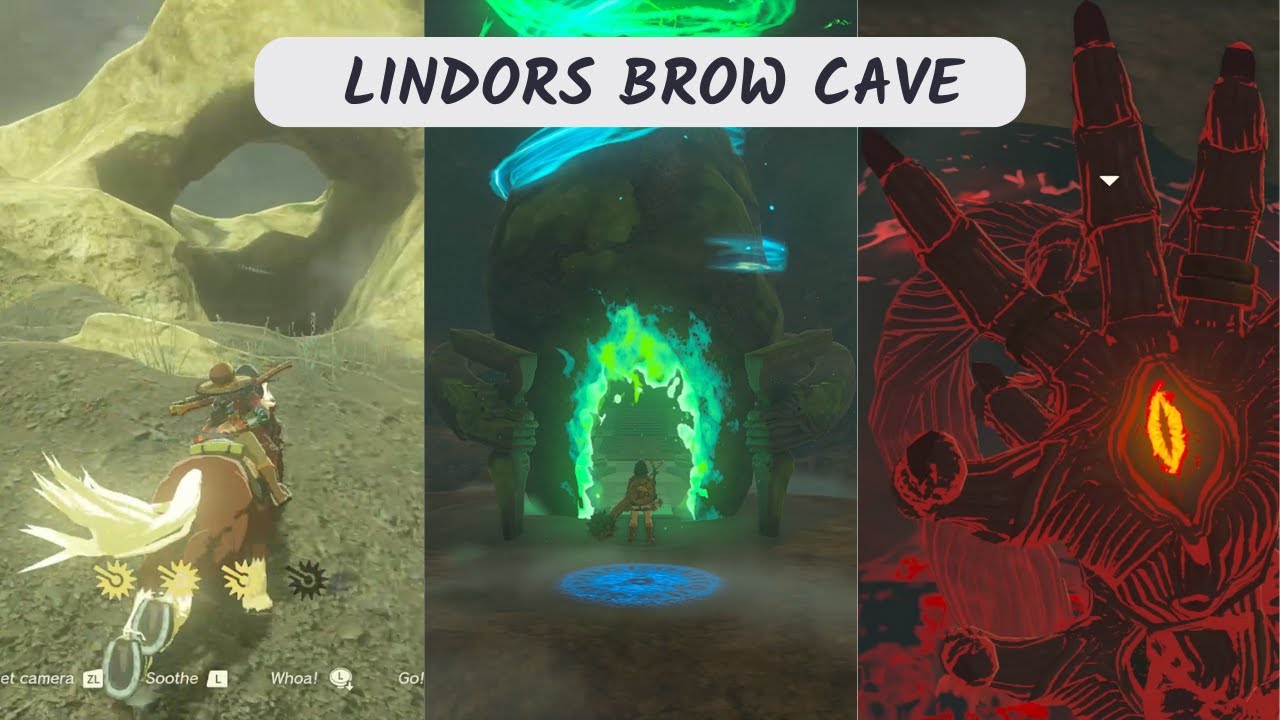 HIDDEN SHRINE IN LINDOR'S BROW CAVE | Zelda: TOTK - YouTube