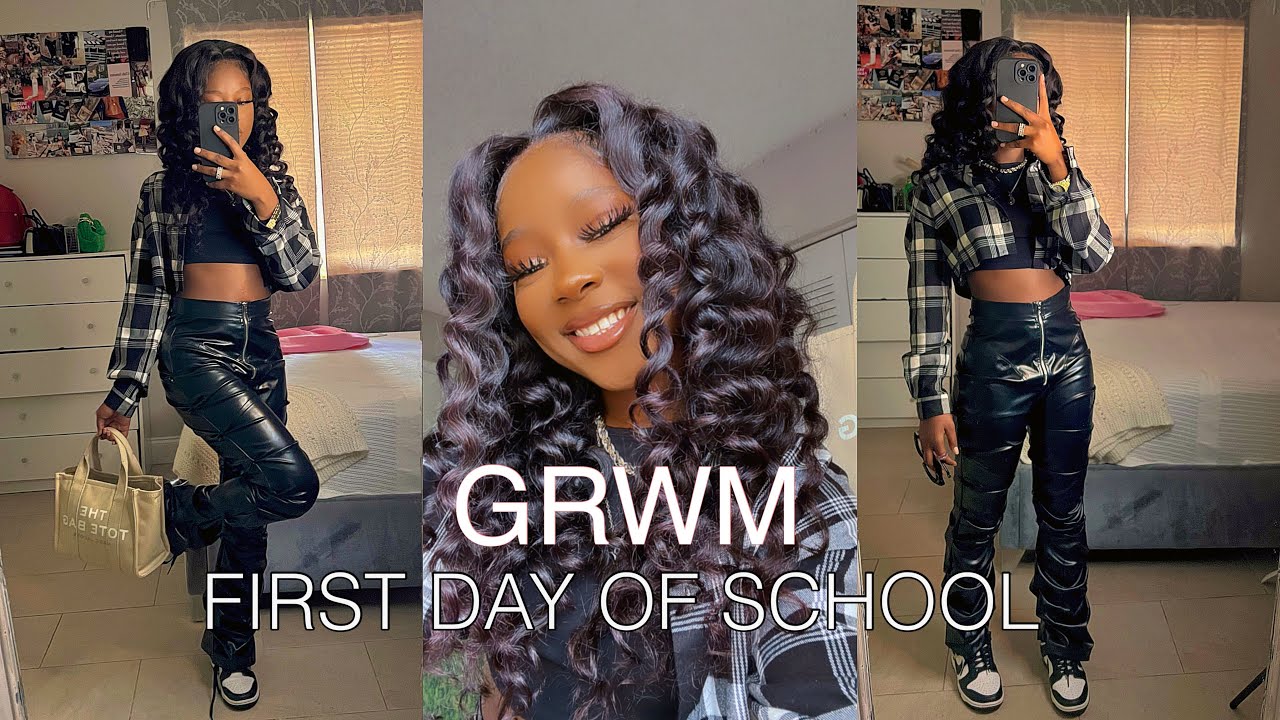 GRWM: FIRST DAY OF SCHOOL 2022 - YouTube