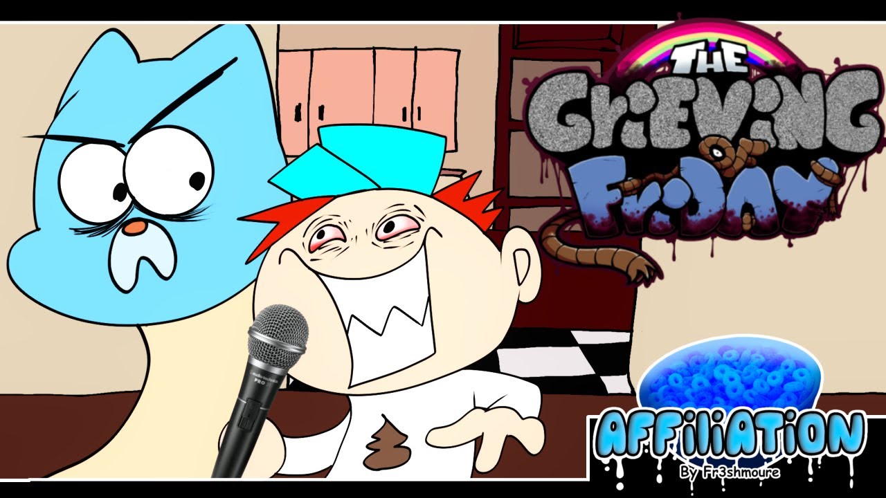 The Grieving of Friday-AFFILIATION GAMEPLAY [By FR3SHMOURE] FNF MOD ...