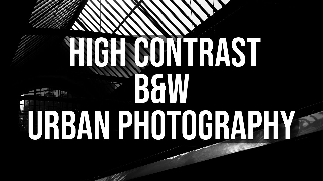 Best Camera Settings for High Contrast Black & White Photography - YouTube