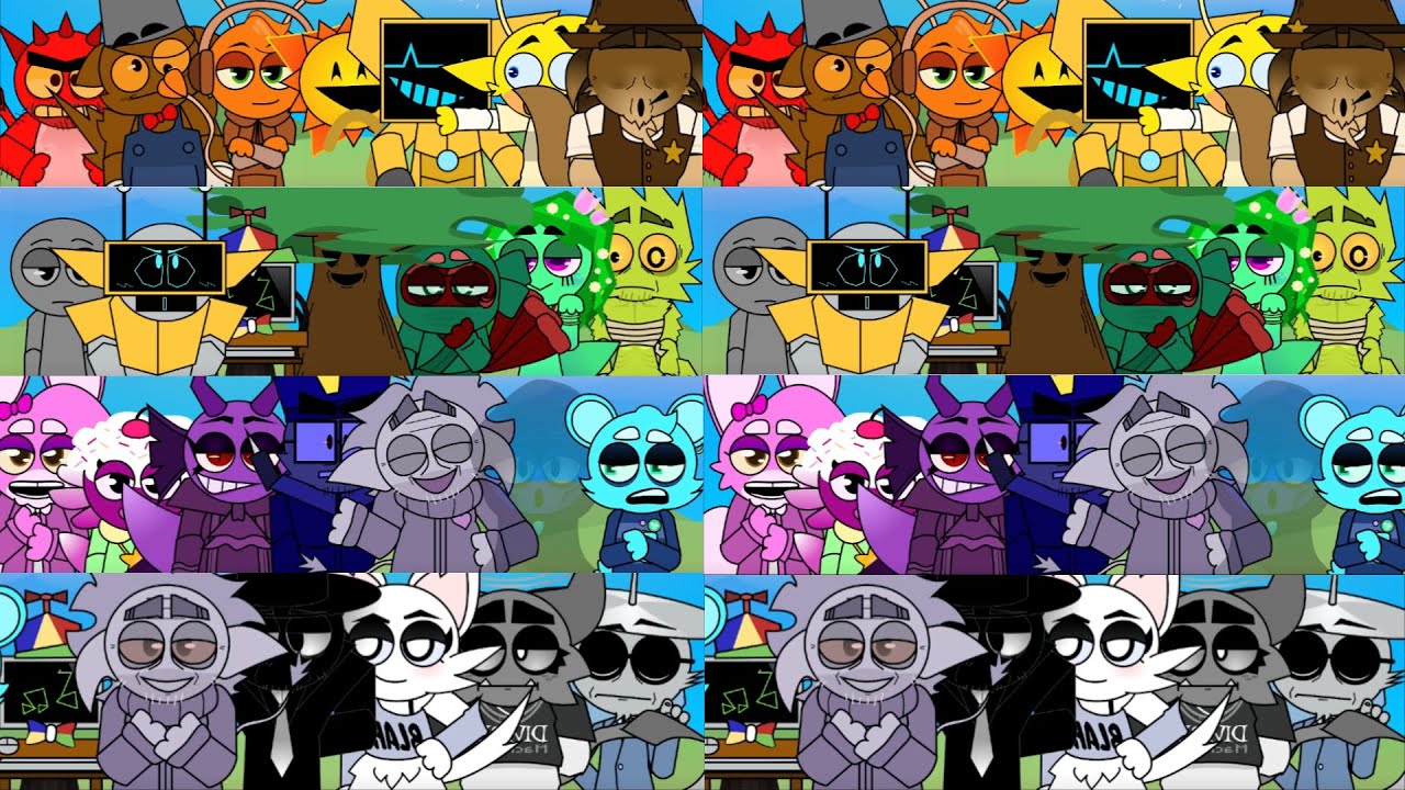 Sprunki SPLANKY MORTALITY MOD But THE “COLOR SWAP” EDITION IS SUPER EYE ...