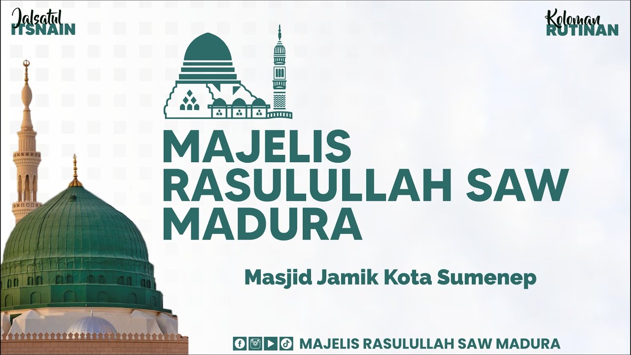 🔴 Live Streaming Majelis Rasulullah SAW Madura - YouTube
