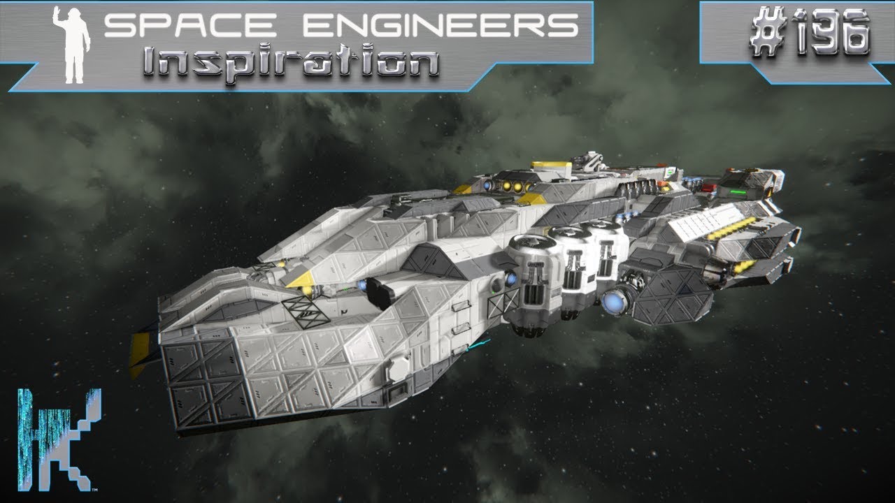 Space Engineers Inspiration - E196: Borg Cube, E-12 Lander, & Vagrant ...