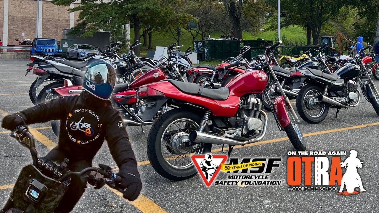 Ebikes to Motorcycles: My MSF Basic Rider Course Experience! [4K] - YouTube