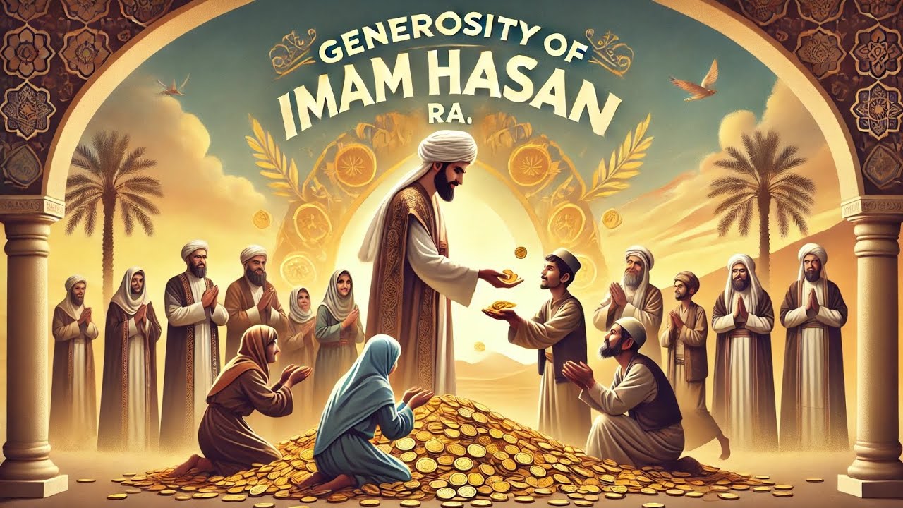 The Generosity Of Imaam Hasan (RA)|Biography Of Hasan Ibn Ali RA|Hasan ...