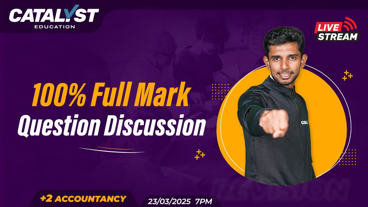 Plus Two Accountancy | Final Exam | Most Important Final Exam Questions | +2 Commerce. - YouTube