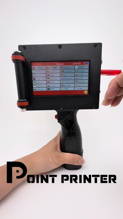 find your language? the printer support 28 languages #pointprinter # ...