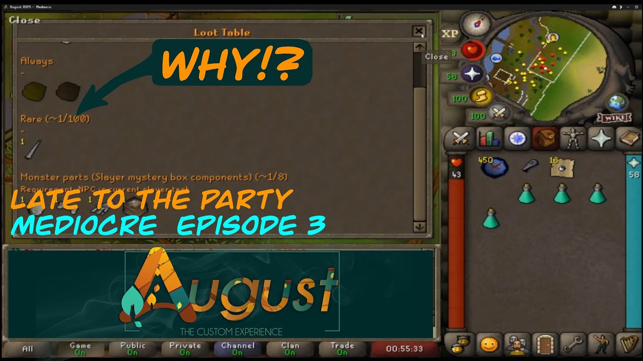 Late to the Party - Mediocre Guide/Journey of August RSPS - EP 3 - YouTube