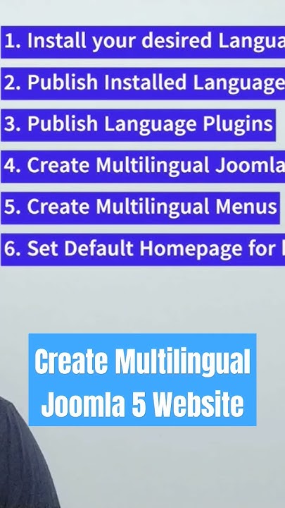 Create Multilingual Joomla 5 Website #joomla5 #joomla - YouTube