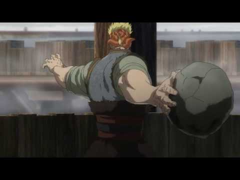 Vinland Saga Thorkell throws rocks - YouTube