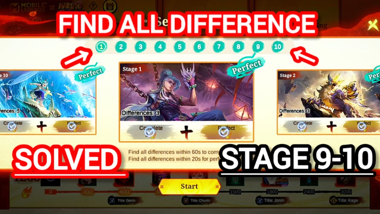 MLBB NARUTO QUIZ STAGE (9-10) GENJUTSU TRAINING | MOBILE LEGENDS - YouTube