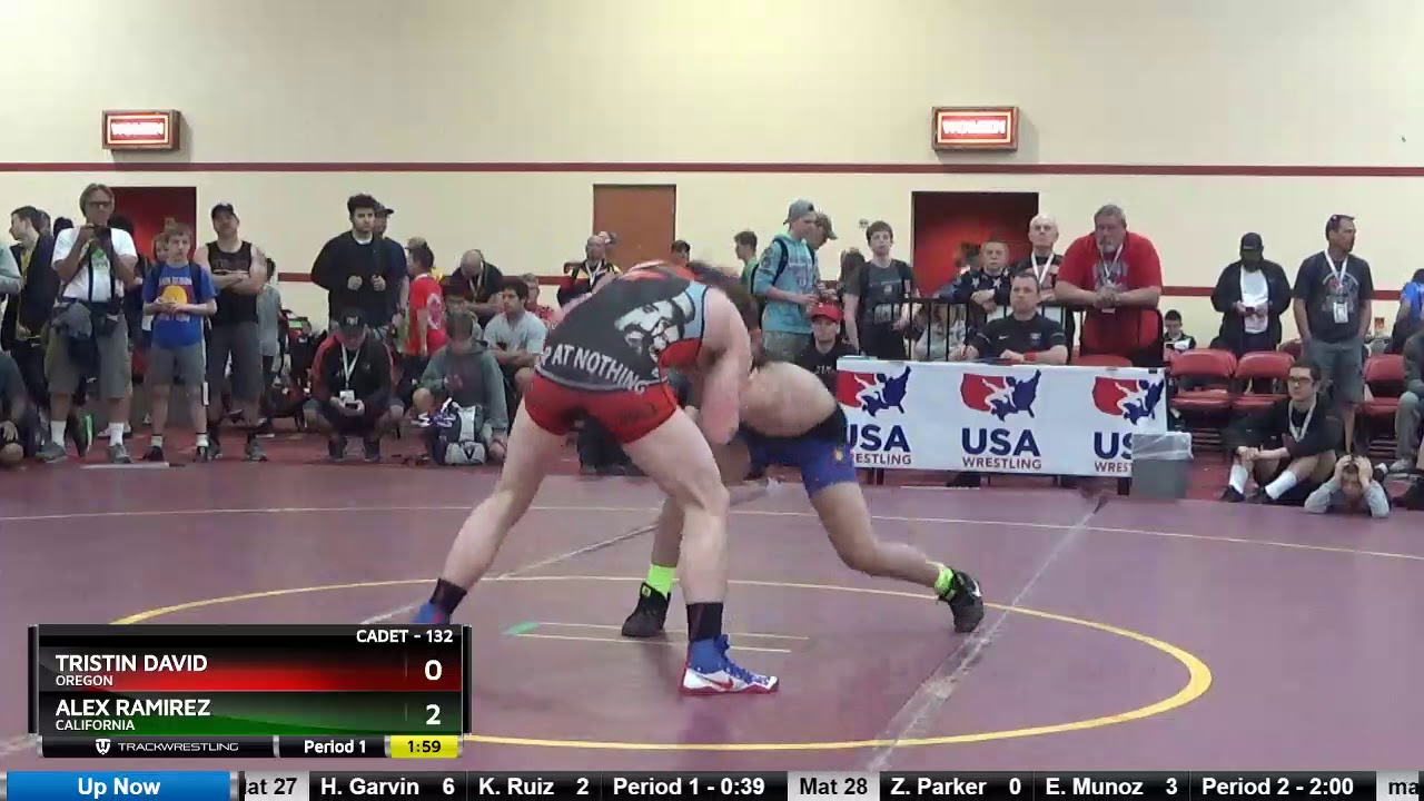 Cadet 132 Tristin David Oregon Vs Alex Ramirez California - YouTube