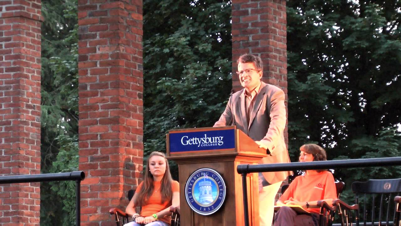 The Gettysburg Address - Peter Carmichael delivers the Address and ...