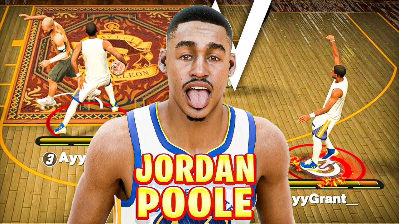 *NEW* JORDAN POOLE Build + THE BEST JUMPSHOT on The 1V1 COURT is ...