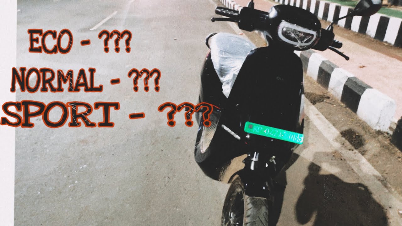 OLA S1 Top Speed All Modes ECO | NORMAL | SPORT - YouTube