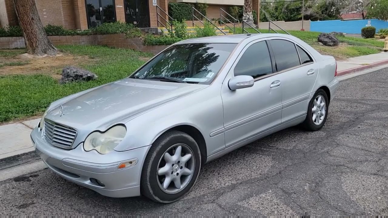 2002 Mercedes Benz C320 Las Vegas Public Auction Online - YouTube