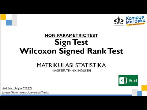 Kuliah Teknik Industri - Statistika - Non Parametric - Sign & Signed ...
