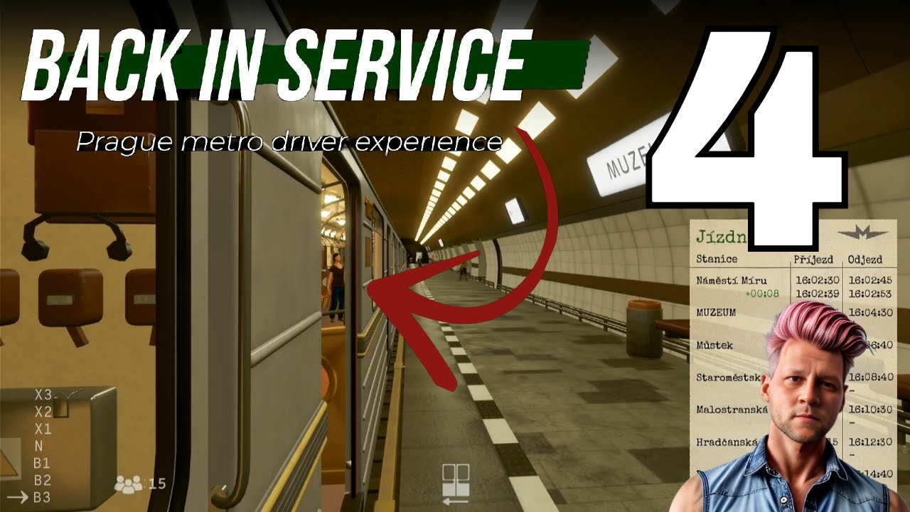 Simulátor metra | Back in service | Třetí update, Dejvická - Náměstí ...