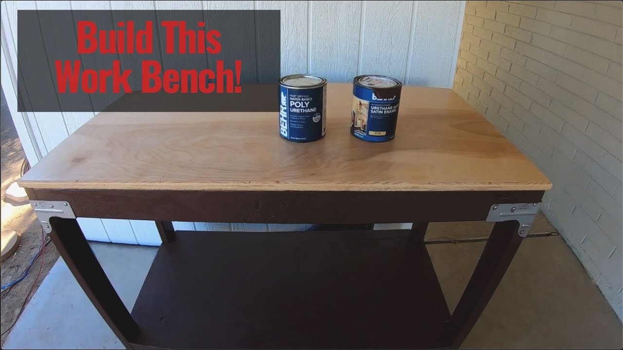 DIY Work Bench Build with Simpson Strong Ties - YouTube