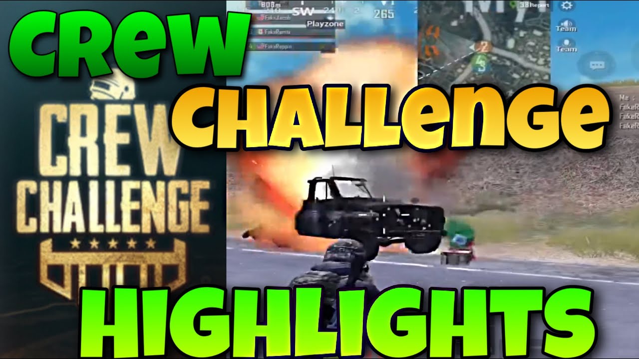 Crew Challenge Highlights | 4 finger claw | Pubg Mobile - YouTube