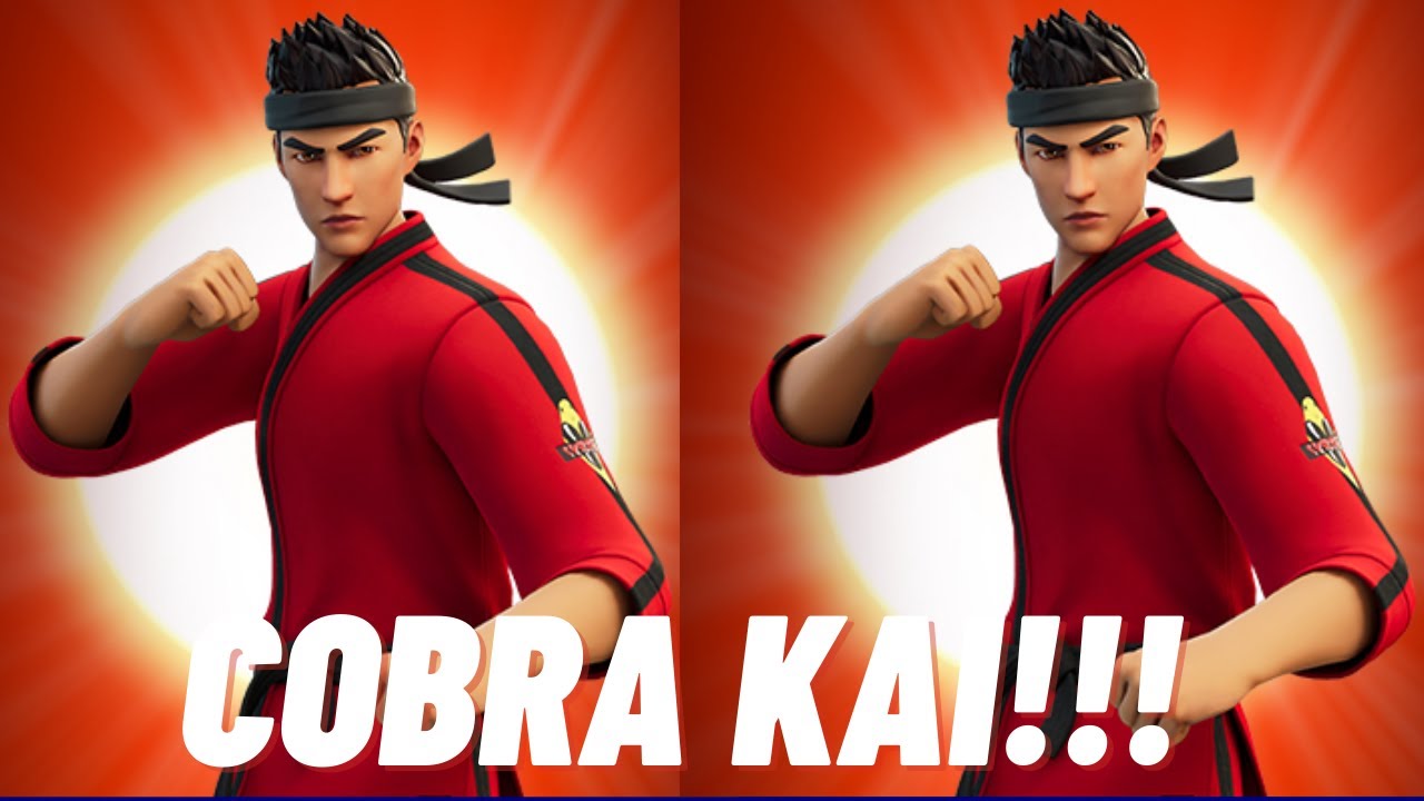 Fortnite Cobra Kai Karate Kid Skin is Coming - YouTube