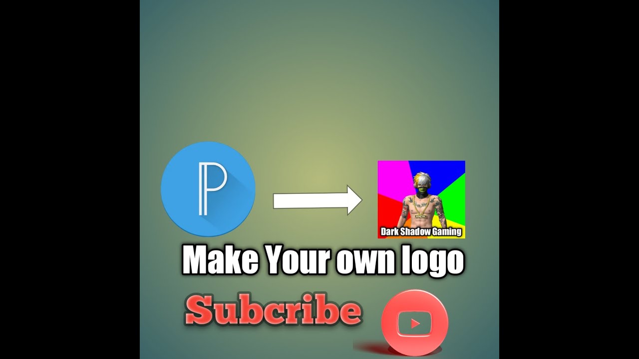 How To make logo by your ff character |Dark Shadow Gaming| - YouTube