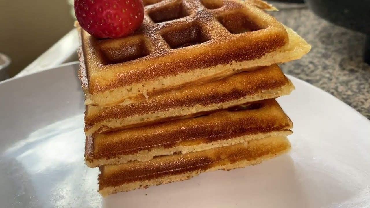 Homemade Waffles ! Easy Waffle Recipe ! #waffles - YouTube