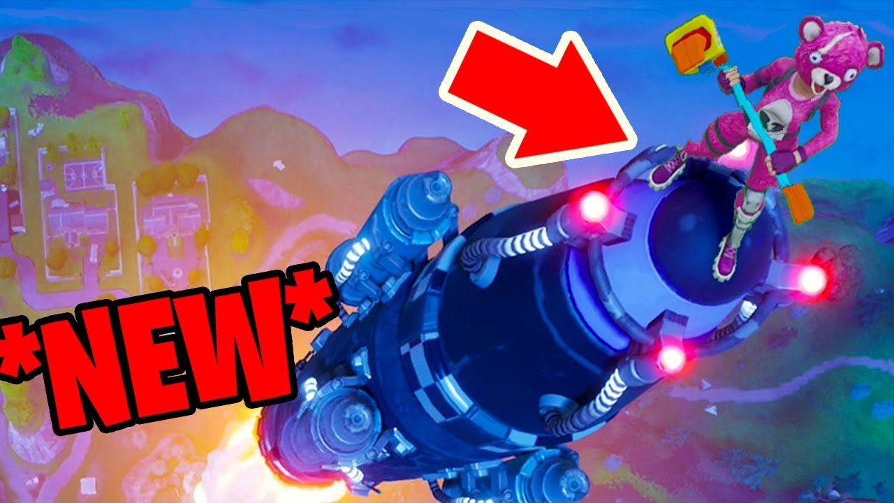 How to RIDE the ROCKET in Fortnite: Battle Royale *NEW* Easter egg ...