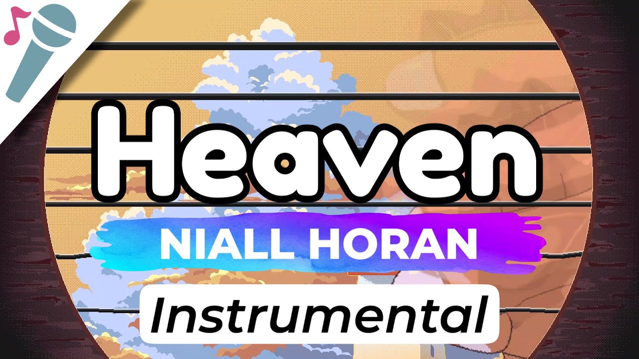Niall Horan - Heaven - Karaoke Instrumental (Acoustic) - YouTube