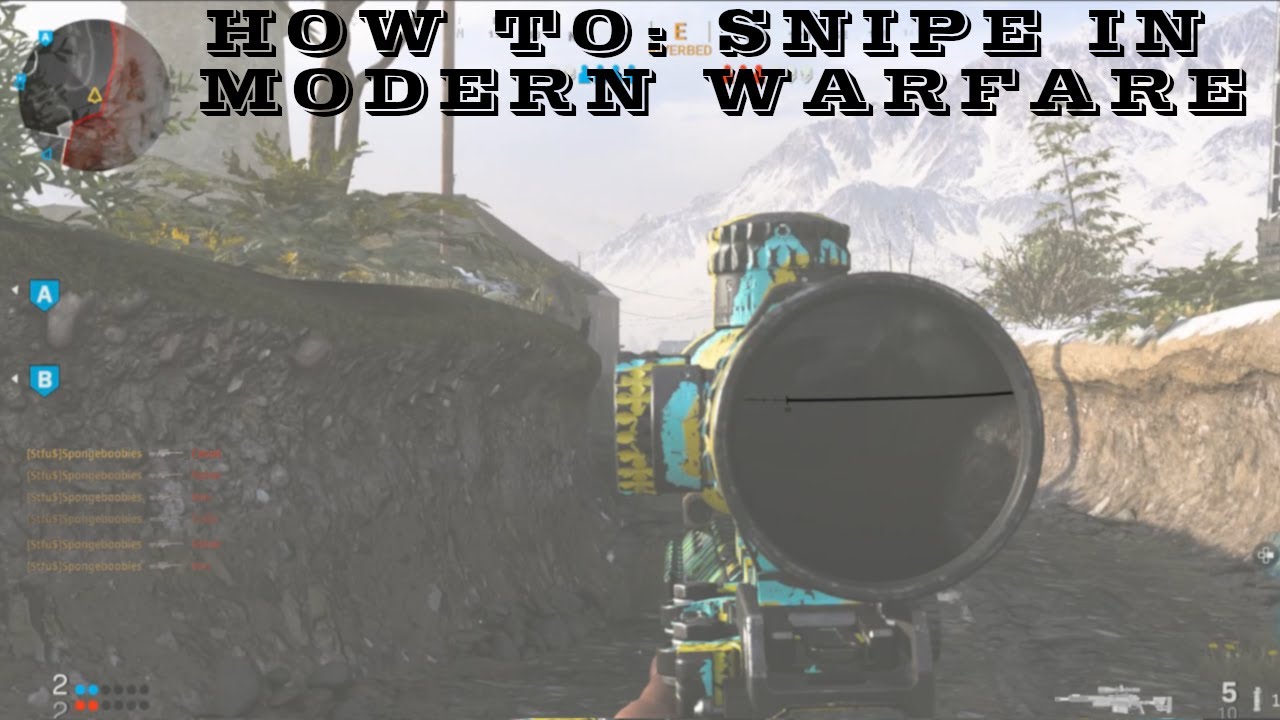 How To Snipe In Modern Warfare Youtube