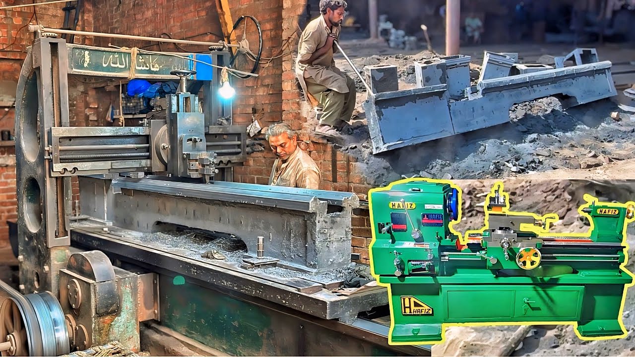 Amazing Handmade Production of Lathe Machine-How Its Made Lathe Machine ...