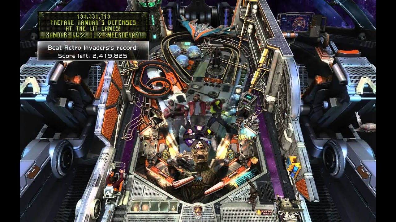 Pinball FX 2 - Guardians of the Galaxy - YouTube