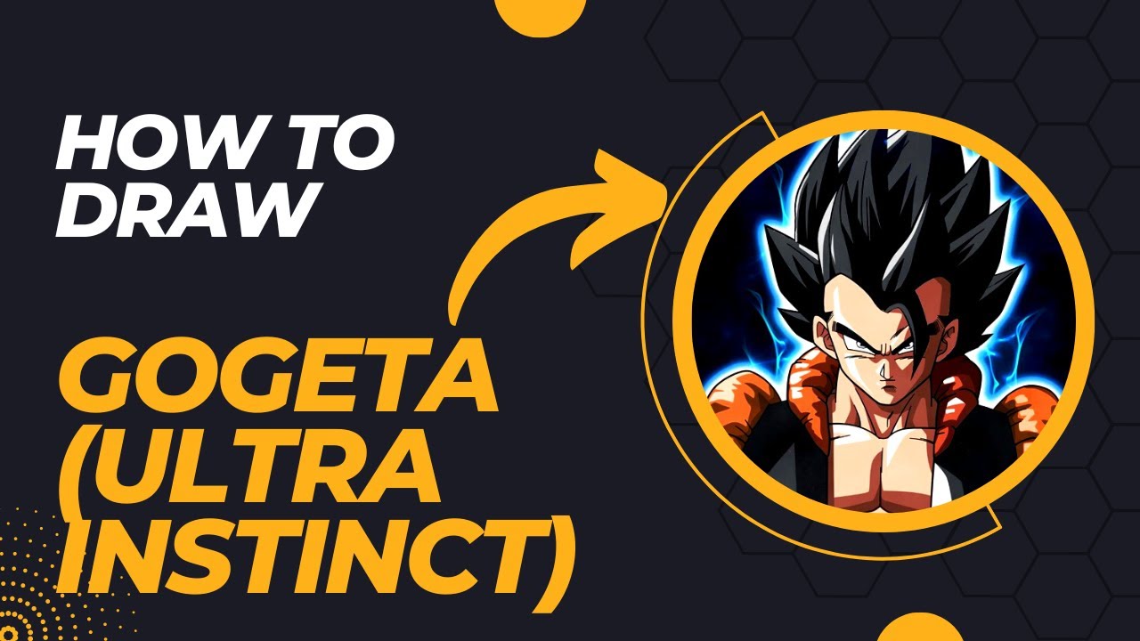 Tutorial: How to draw Gogeta (Ultra Instinct)! Step By Step - YouTube