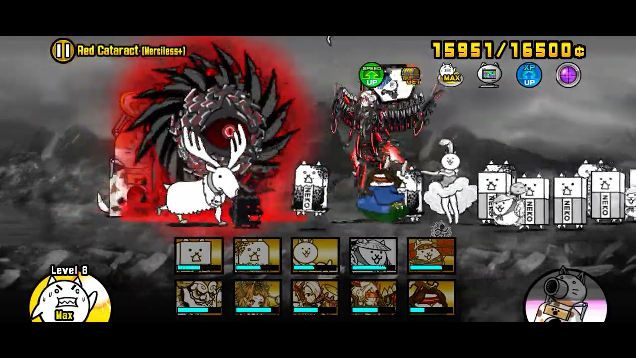 pink mist without teleportation (the battle cats mod) - YouTube
