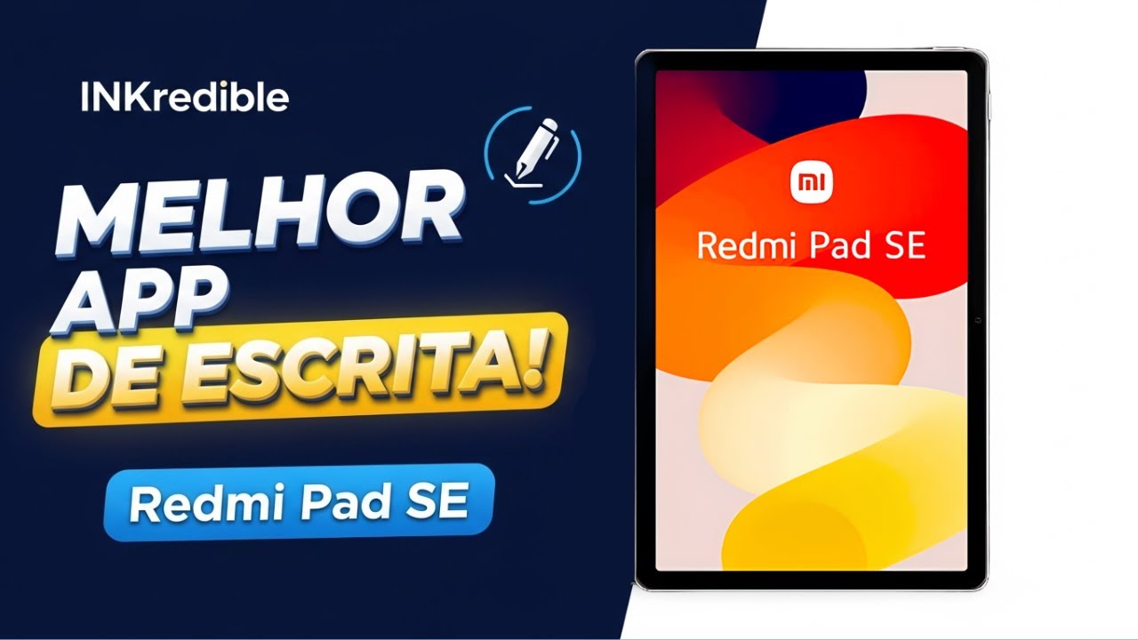 Escrever no Redmi Pad SE Nunca Foi Tão Bom! (INKredible Review ...