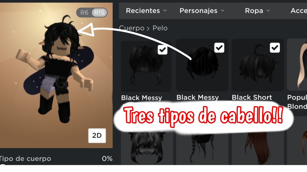 COMO poner VARIOS PELOS en tu avatar de ROBLOX *Quitaron el Bug* // Am Sofy - YouTube