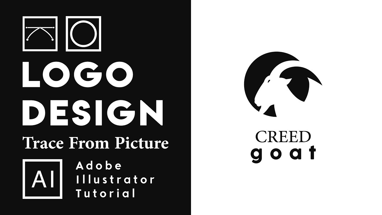 How to Logo Tracing with Pen Tool From Picture _ Adobe Illustrator ...