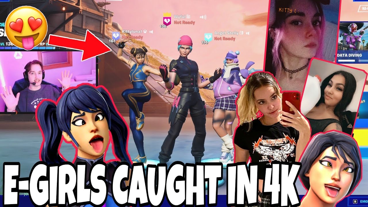 I CAUGHT THESE E-GIRLS BEING SUS TOGETHER..😳📸 (FORTNITE FUNNY MOMENTS ...
