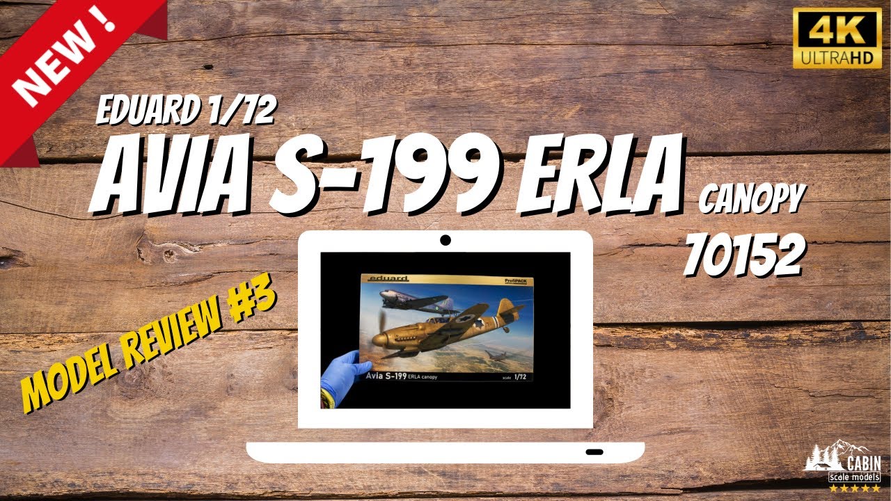 Avia S-199 ERLA canopy (Eduard 70152) - YouTube