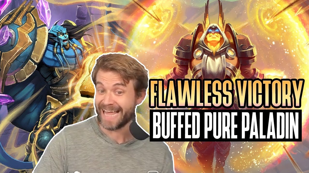 (Hearthstone) Buffed Pure Paladin and the Flawless Victory - YouTube