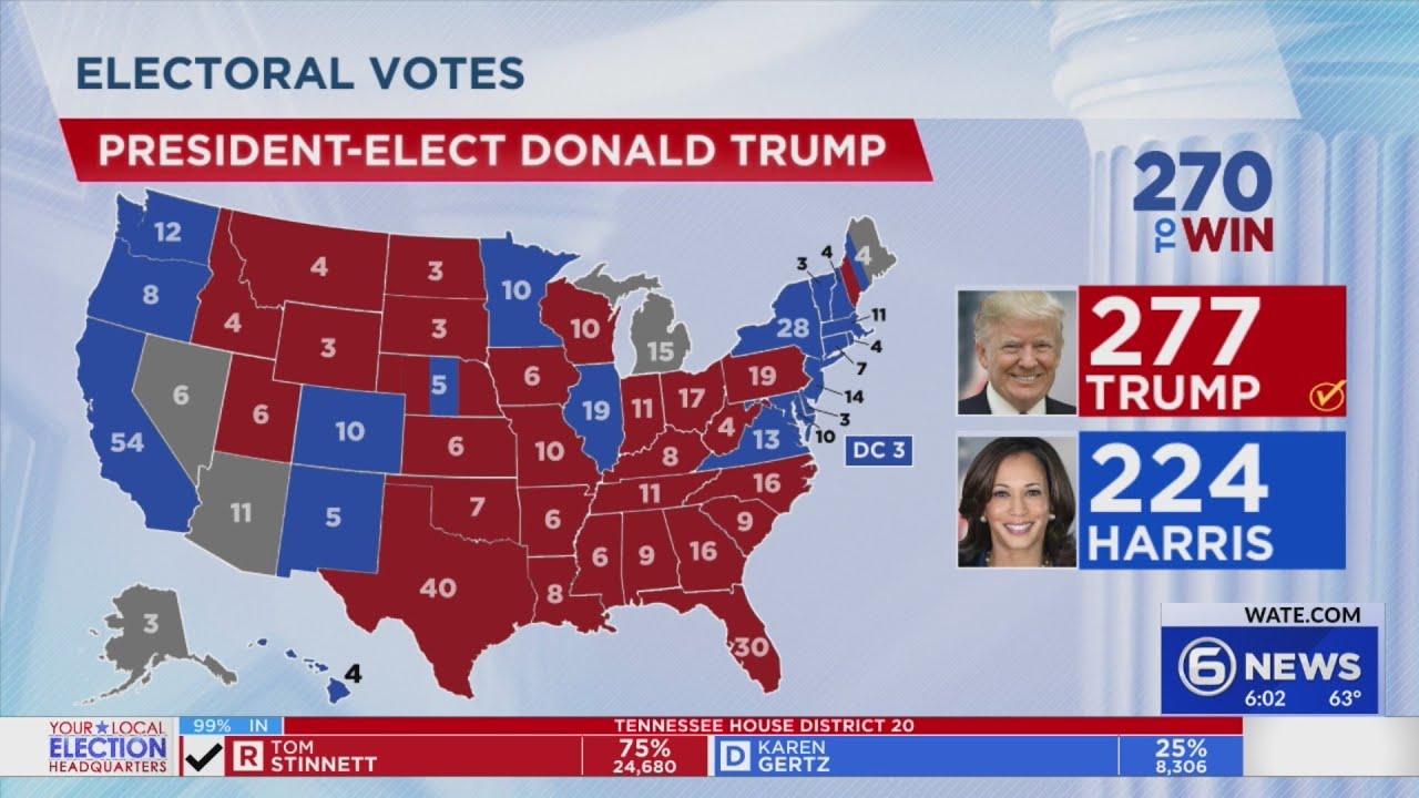 Donald Trump wins 2024 presidential election - YouTube
