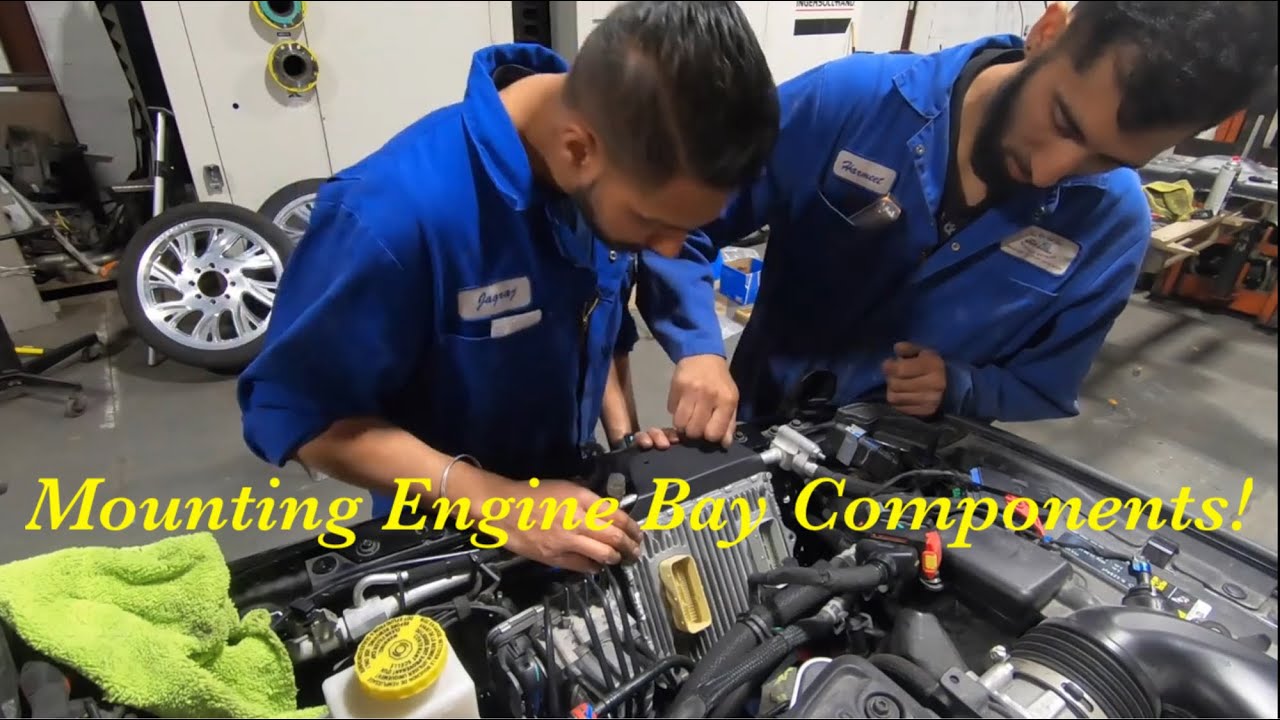 Episode 11 - Mounting Engine Bay Components! - YouTube