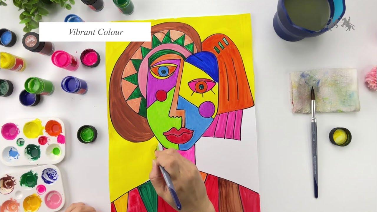 Paint your own Picasso-Style Painting - YouTube